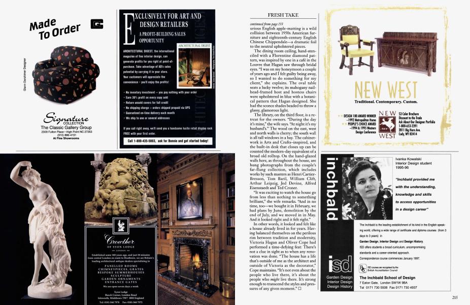 Crowther | Architectural Digest | APRIL 1997