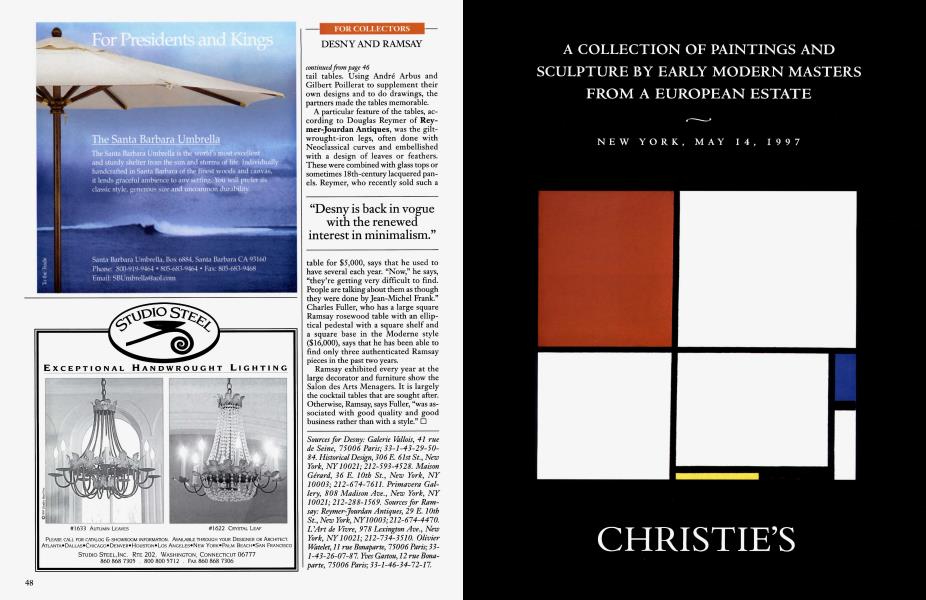 Studio Steel | Architectural Digest | MAY 1997