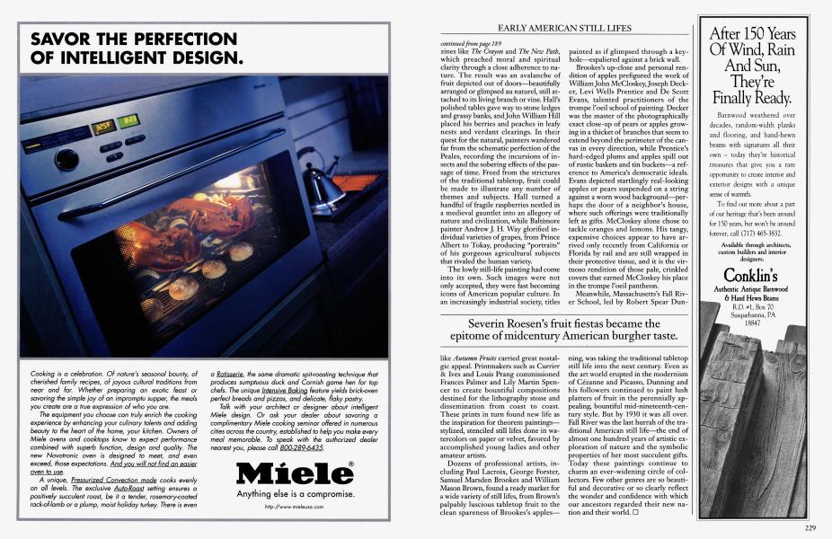Míele® | Architectural Digest | JUNE 1997