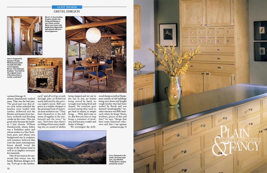 PLAIN & FANCY | Architectural Digest | JUNE 1997