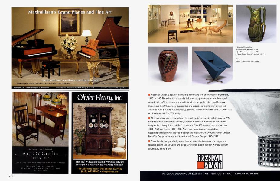 HISTORICAL DESIGN | Architectural Digest | JUNE 1997