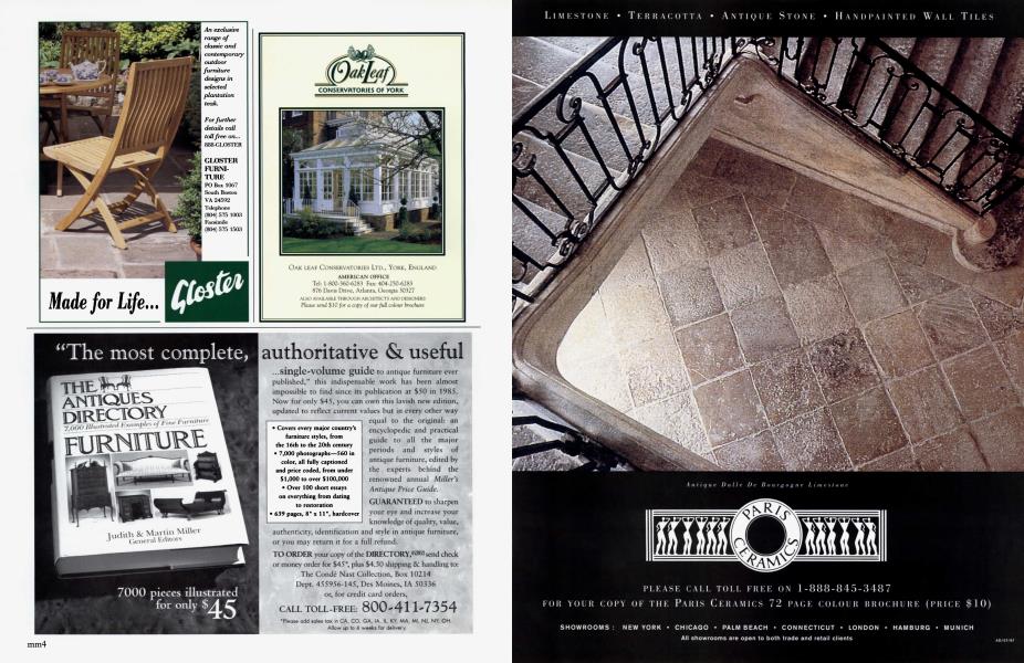 THE ANTIQUES DIRECTORY | Architectural Digest | JULY 1997