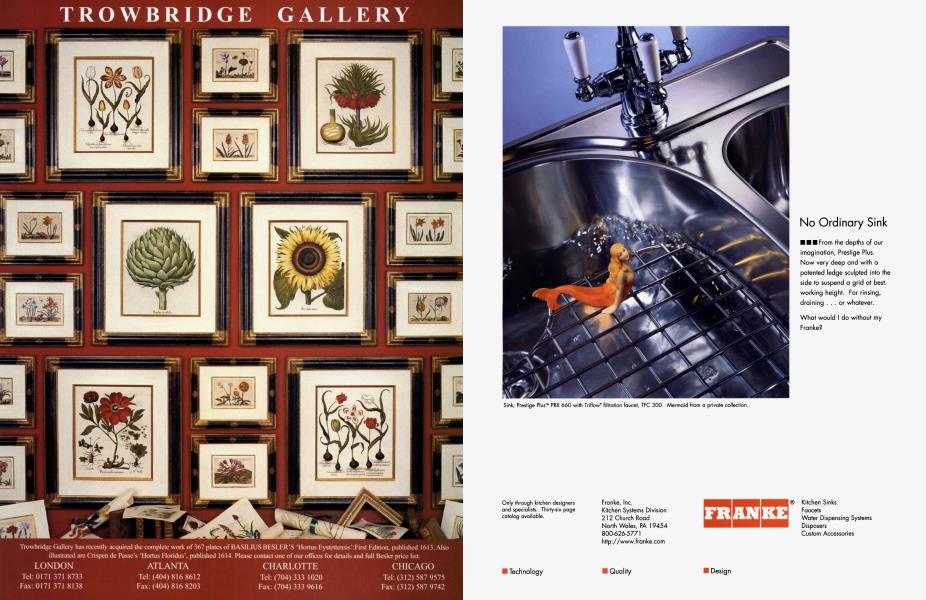 TROWBRIDGE GALLERY | Architectural Digest | SEPTEMBER 1997