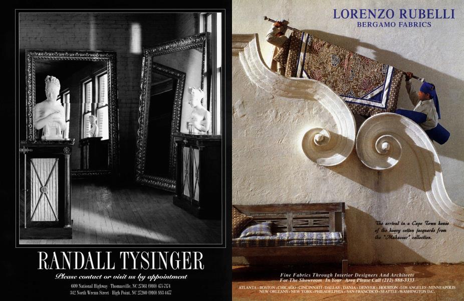 LORENZO RUBELLI | Architectural Digest | SEPTEMBER 1997