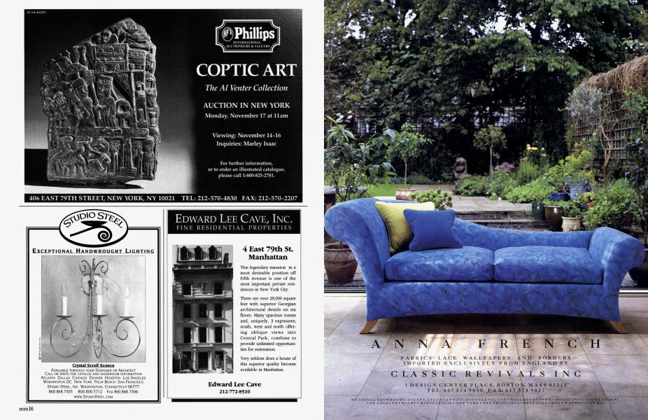 Anna French | Architectural Digest | OCTOBER 1997