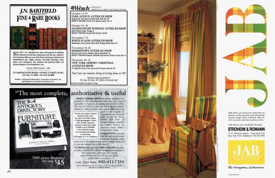 The Antiques Directory Furniture | Architectural Digest | NOVEMBER 1997