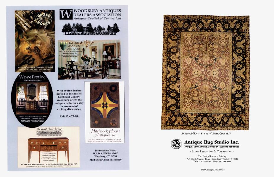 Antique Rug Studio Inc. | Architectural Digest | JANUARY 1998