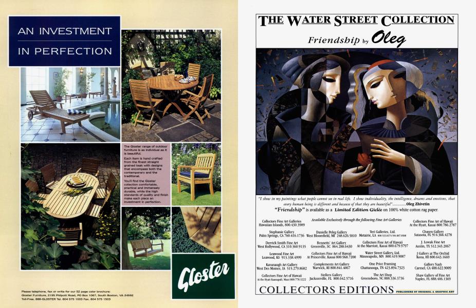 The Water Street Collection | Architectural Digest | MARCH 1998