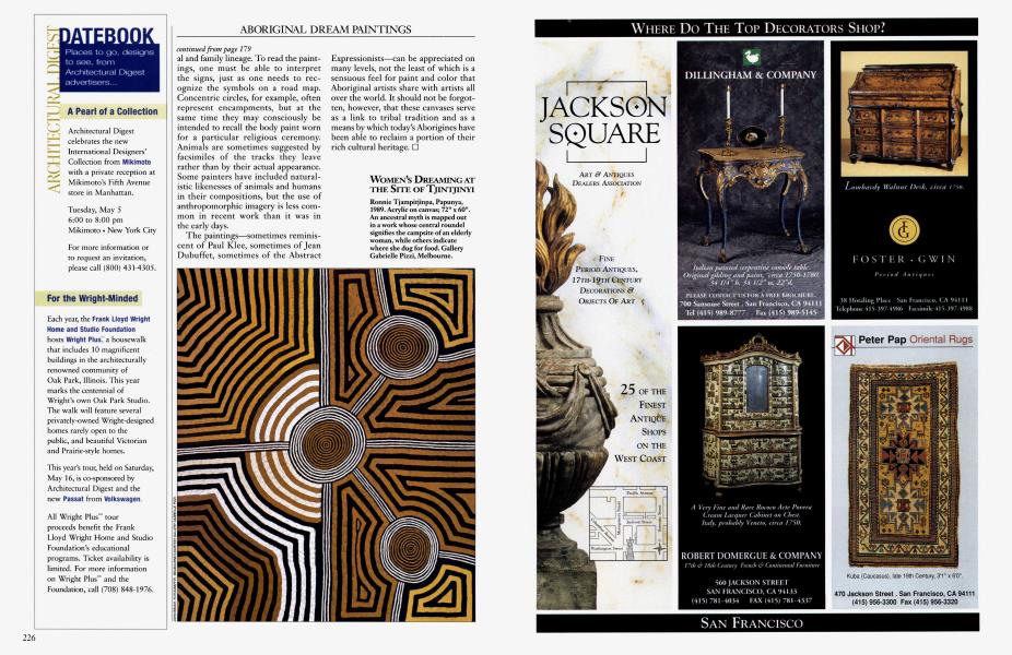 JACKSON SQUARE | Architectural Digest | MAY 1998