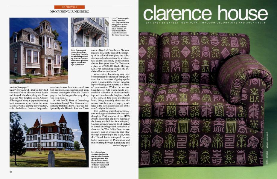 clarence house | Architectural Digest | MAY 1998