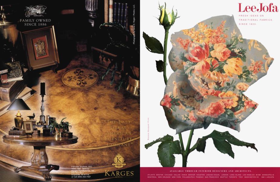 KARGES® | Architectural Digest | MAY 1998