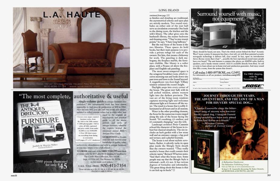 THE ANTIQUES DIRECTORY | Architectural Digest | OCTOBER 1998