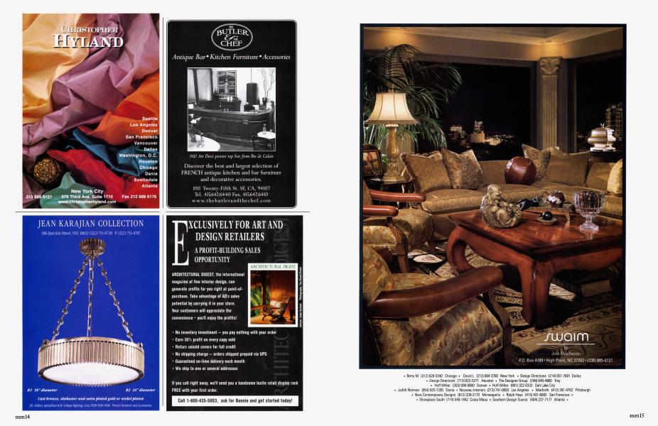 swaim | Architectural Digest | FEBRUARY 1999