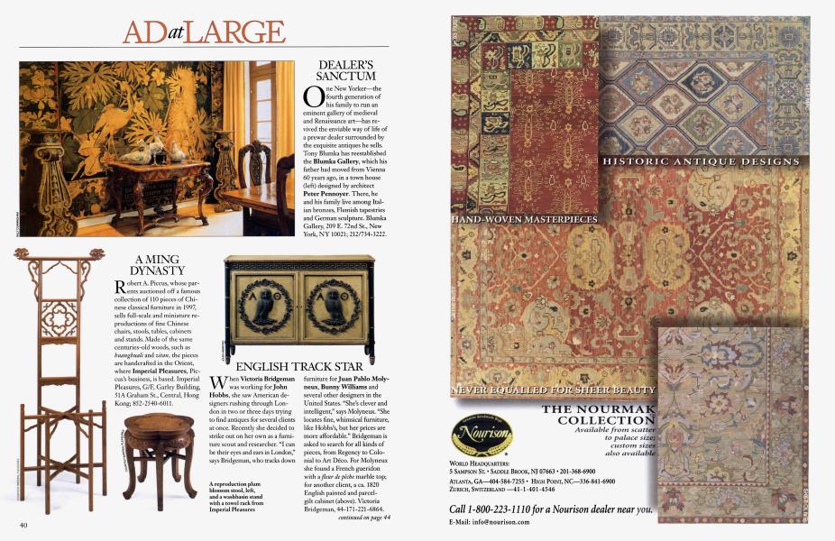 Nourison® | Architectural Digest | FEBRUARY 1999