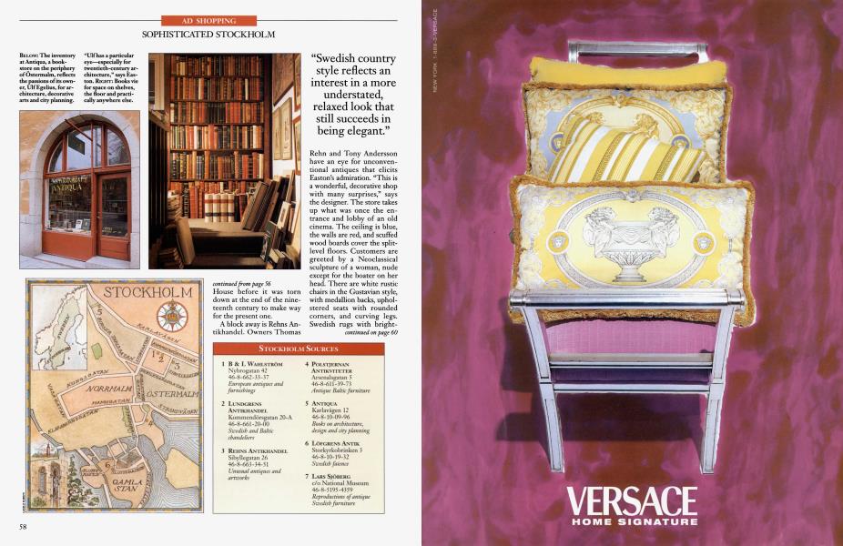 VERSACE HOME SIGNATURE | Architectural Digest | FEBRUARY 1999
