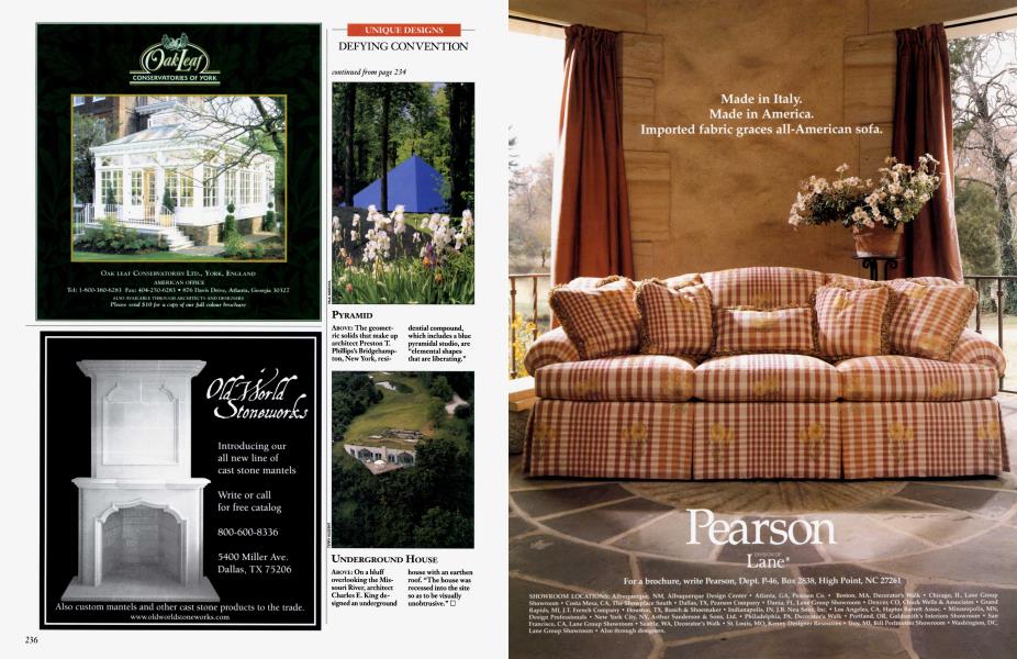 Pearson | Architectural Digest | APRIL 1999