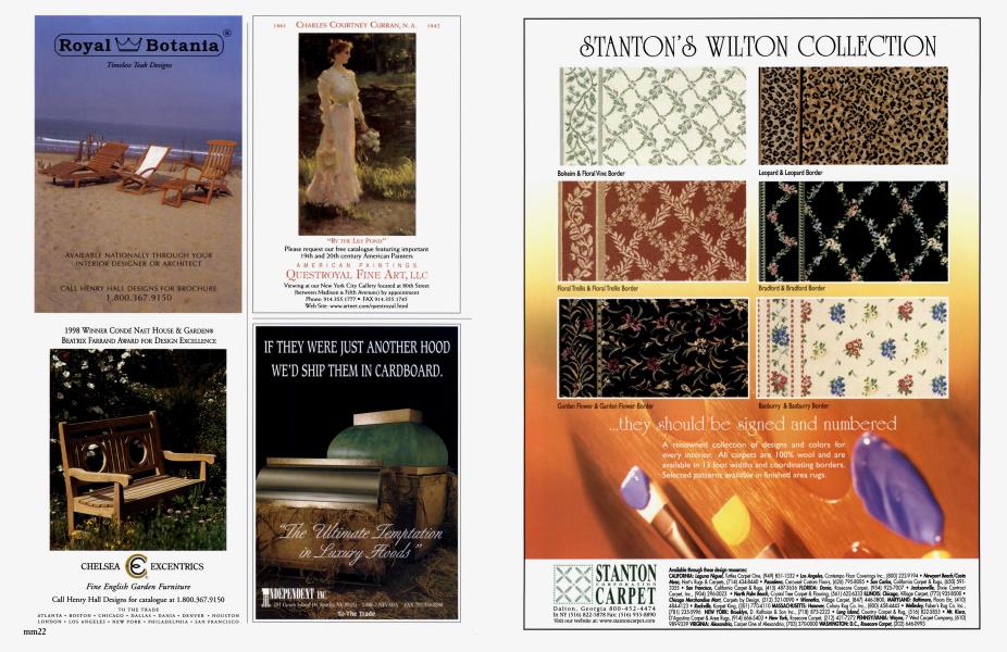 Royal Botania® | Architectural Digest | APRIL 1999