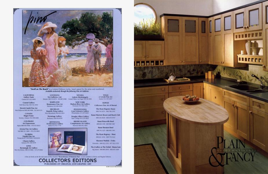 PLAIN & FANCY | Architectural Digest | APRIL 1999