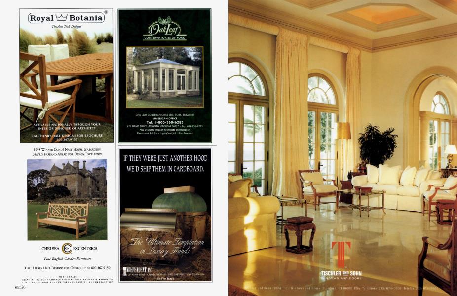 Royal Botania® | Architectural Digest | JUNE 1999
