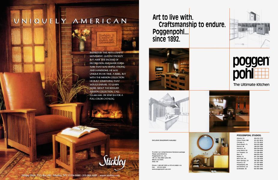 Stickley | Architectural Digest | JUNE 1999