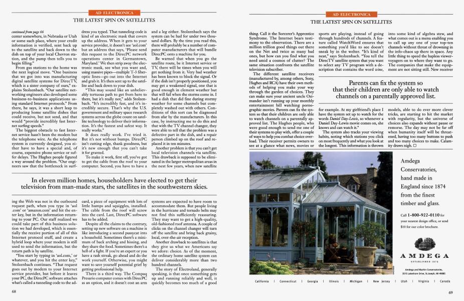 AMDEGA | Architectural Digest | AUGUST 1999