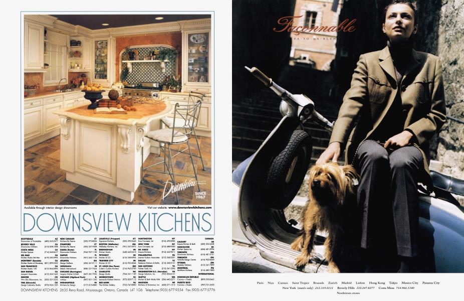 Façonnable | Architectural Digest | OCTOBER 1999