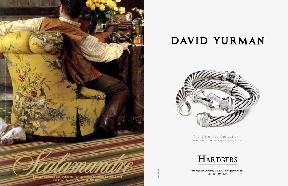 DAVID YURMAN | Architectural Digest | OCTOBER 1999