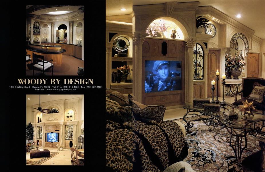 WOODY BY DESIGN | Architectural Digest | NOVEMBER 1999