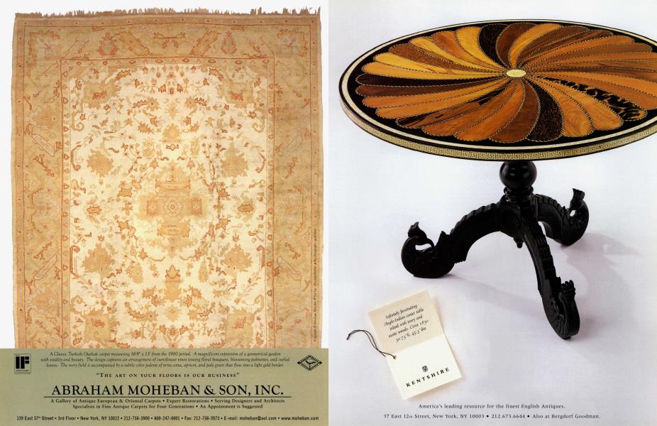 ABRAHAM MOHEBAN & SON, INC. | Architectural Digest | JANUARY 2000