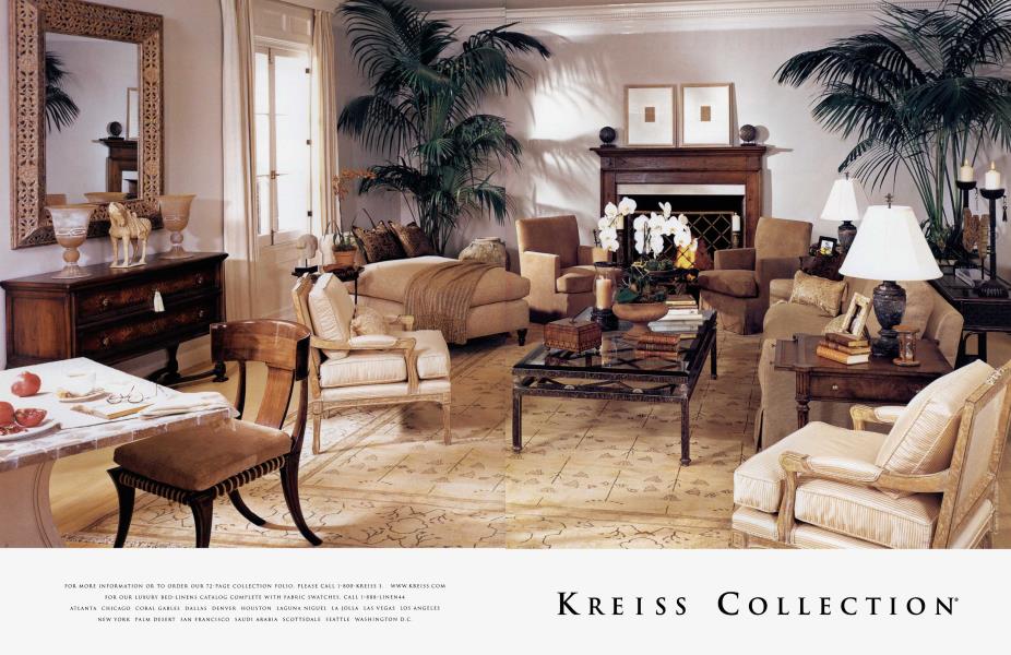 KREISS COLLECTION® | Architectural Digest | FEBRUARY 2000