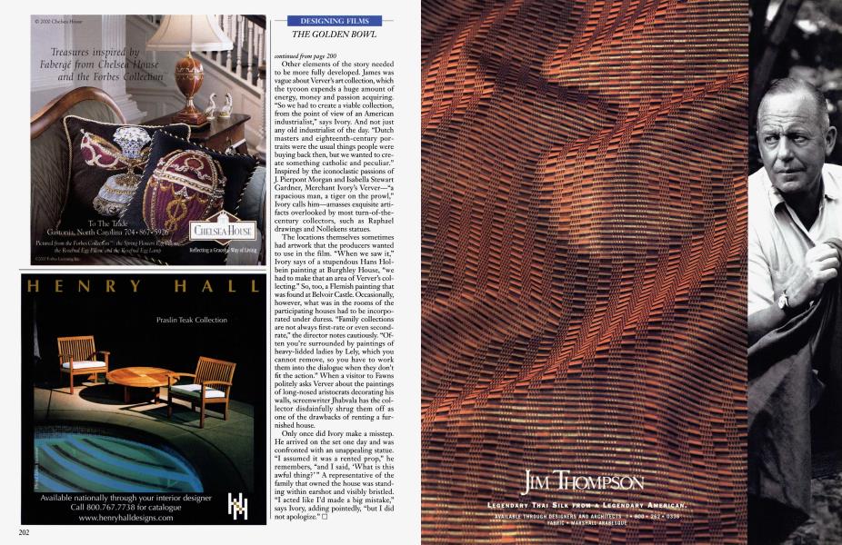 CHELSEA HOUSE | Architectural Digest | APRIL 2000