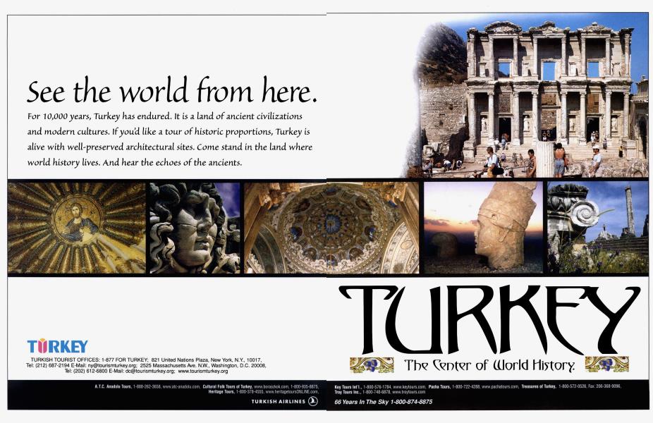 TURKEY | Architectural Digest | APRIL 2000