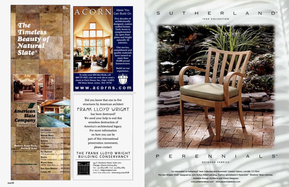 ACORN | Architectural Digest | MAY 2000