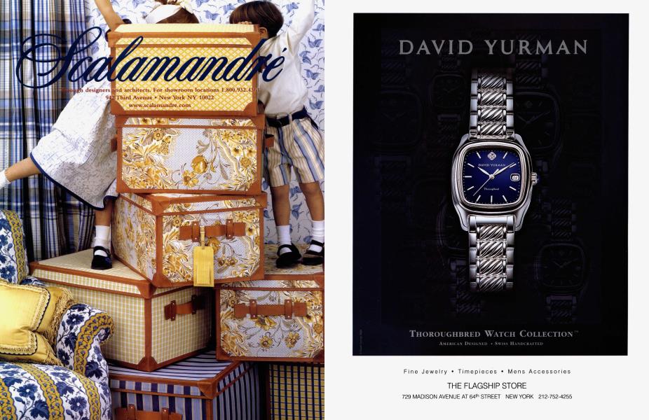 DAVID YURMAN | Architectural Digest | MAY 2000