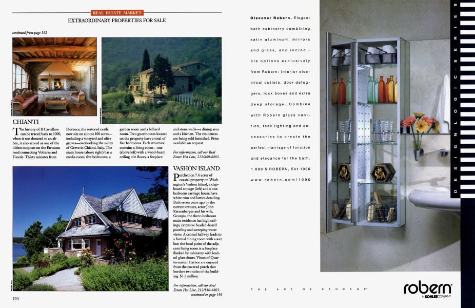robern® | Architectural Digest | SEPTEMBER 2000