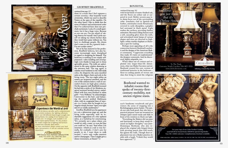 CHELSEA HOUSE | Architectural Digest | SEPTEMBER 2000