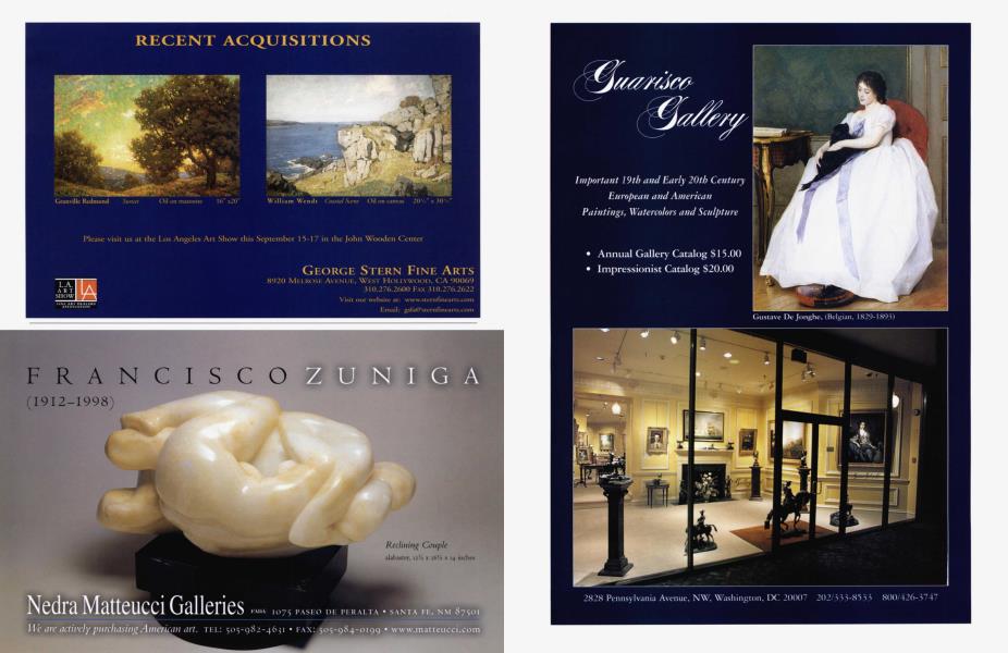 GEORGE STERN FINE ARTS | Architectural Digest | SEPTEMBER 2000