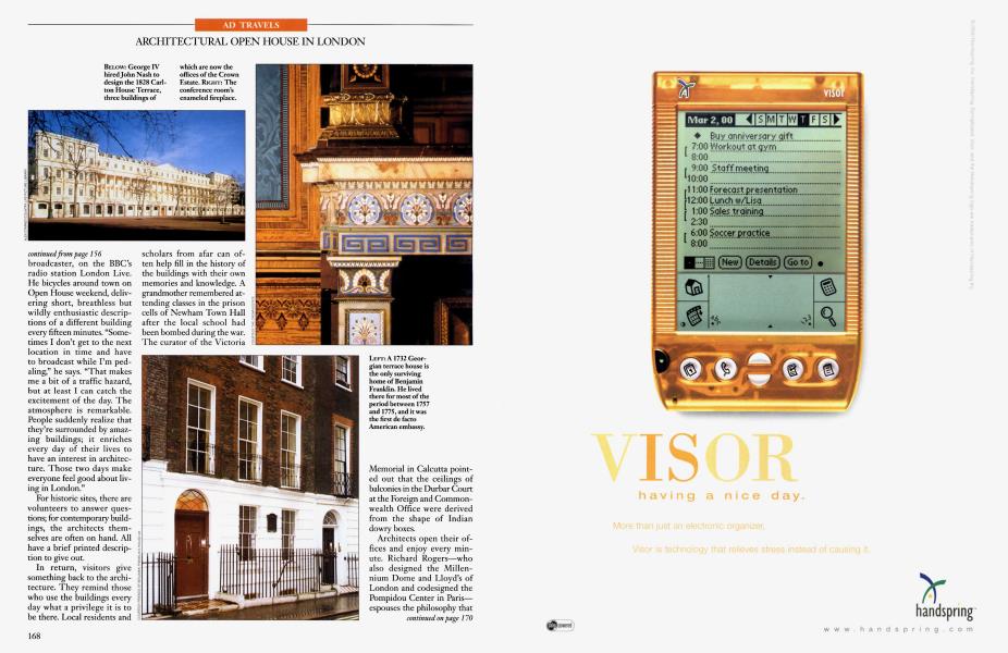 handspring™ | Architectural Digest | NOVEMBER 2000