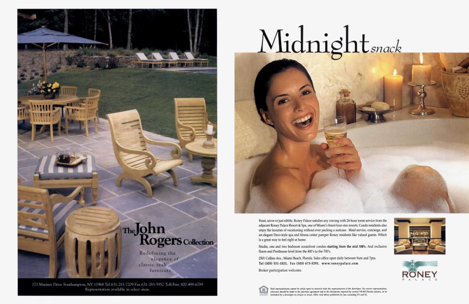 RONEY PALACE | Architectural Digest | NOVEMBER 2000
