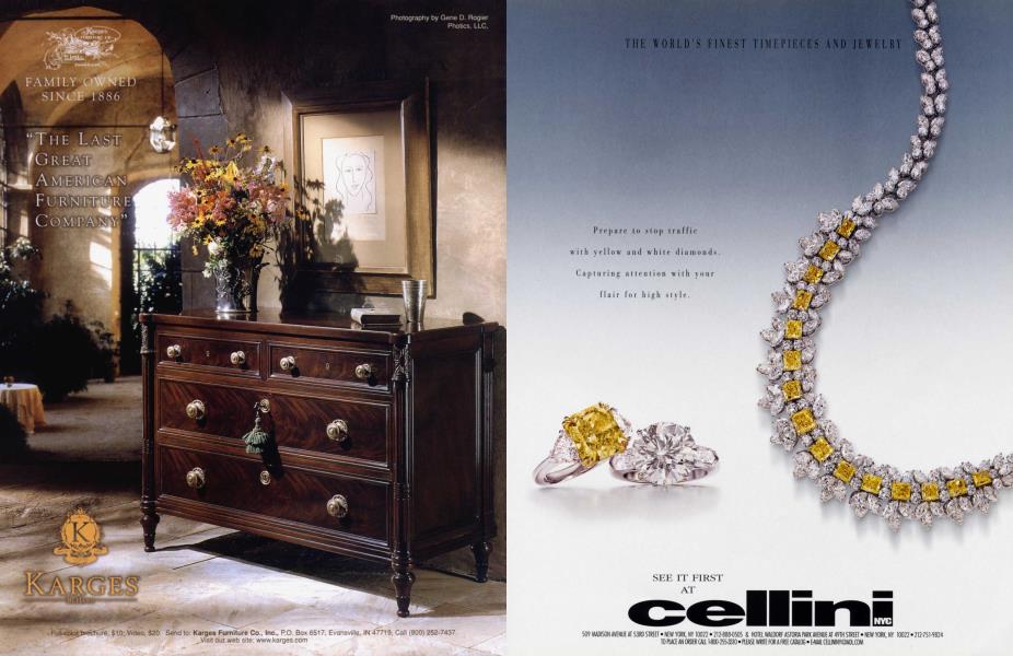 cellini NYC | Architectural Digest | NOVEMBER 2000