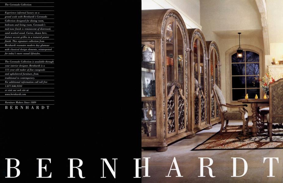 BERNHARDT | Architectural Digest | JANUARY 2001