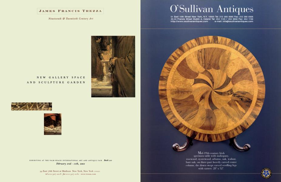 JAMES FRANCIS TREZZA | Architectural Digest | JANUARY 2001