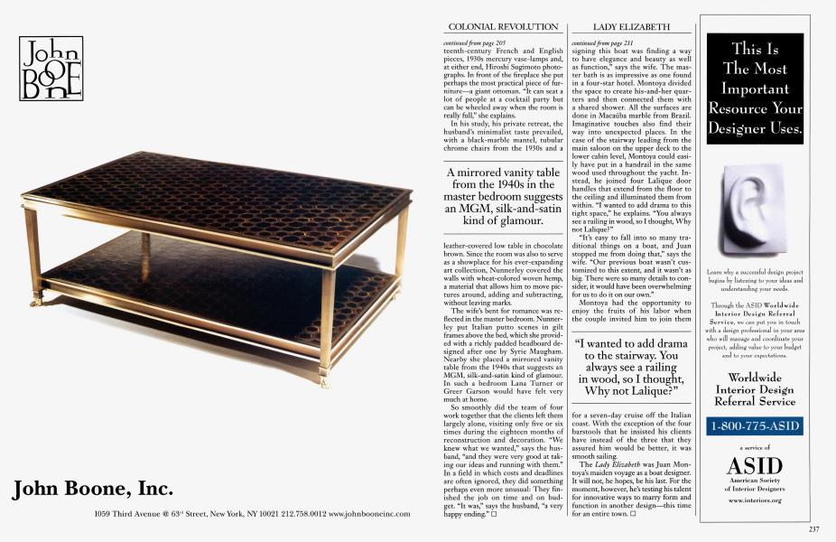 ASID | Architectural Digest | FEBRUARY 2001