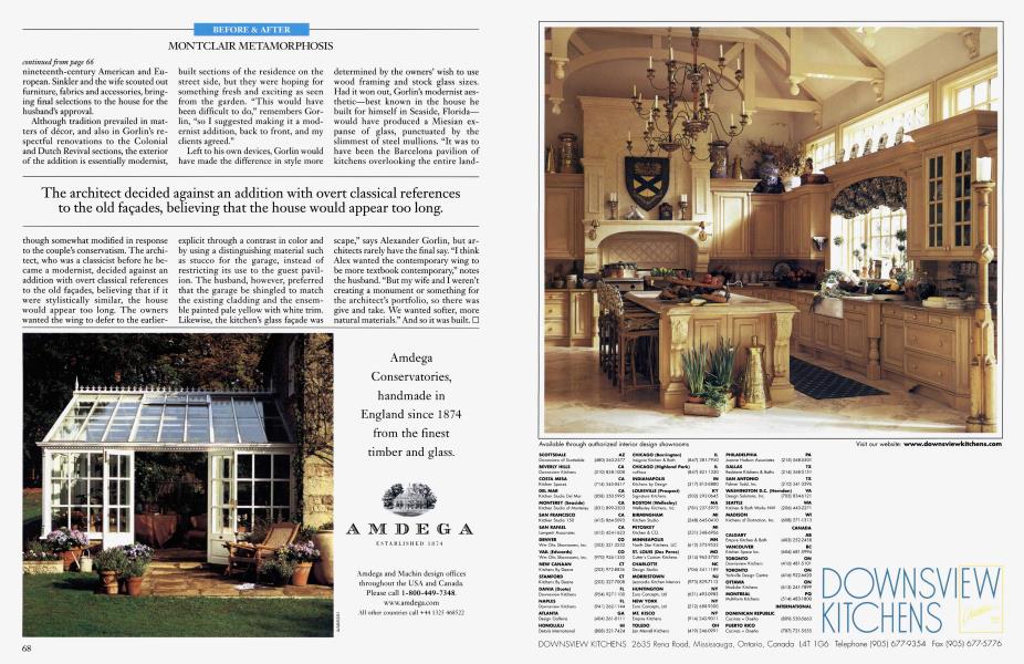 DOWNSVIEW KITCHENS | Architectural Digest | FEBRUARY 2001