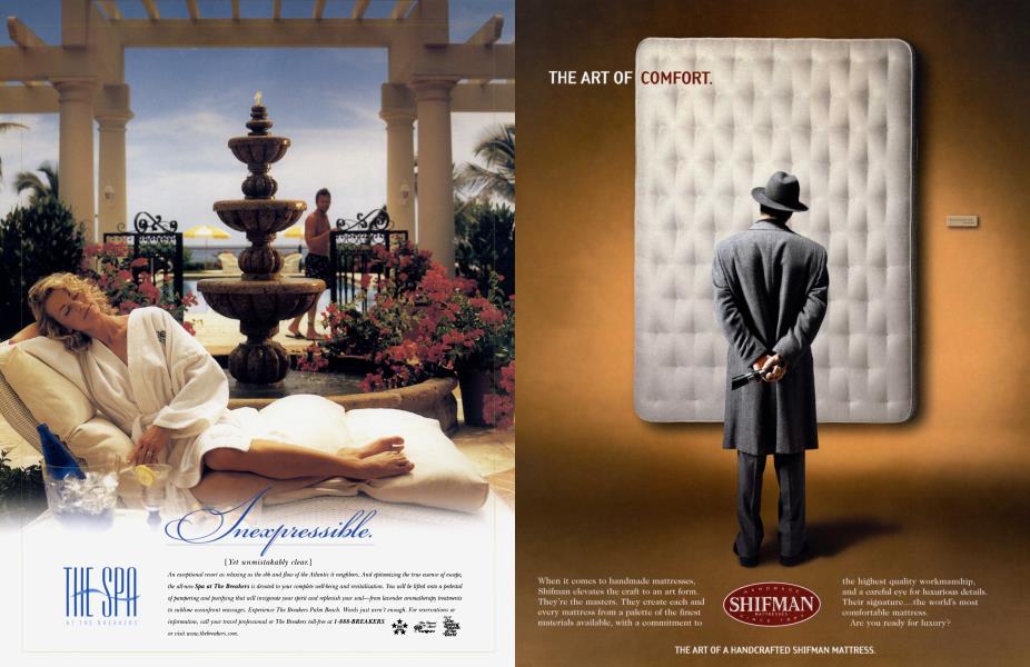 SHIFMAN MATTRESS | Architectural Digest | MARCH 2001