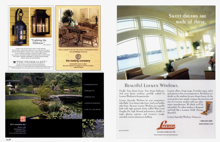 Loewen™ | Architectural Digest | APRIL 2001