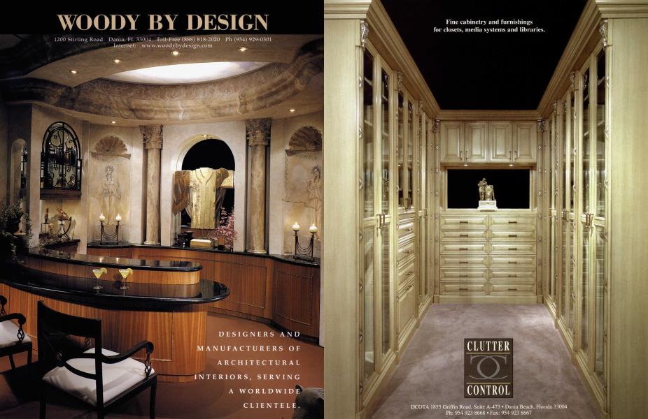 WOODY BY DESIGN | Architectural Digest | JUNE 2001