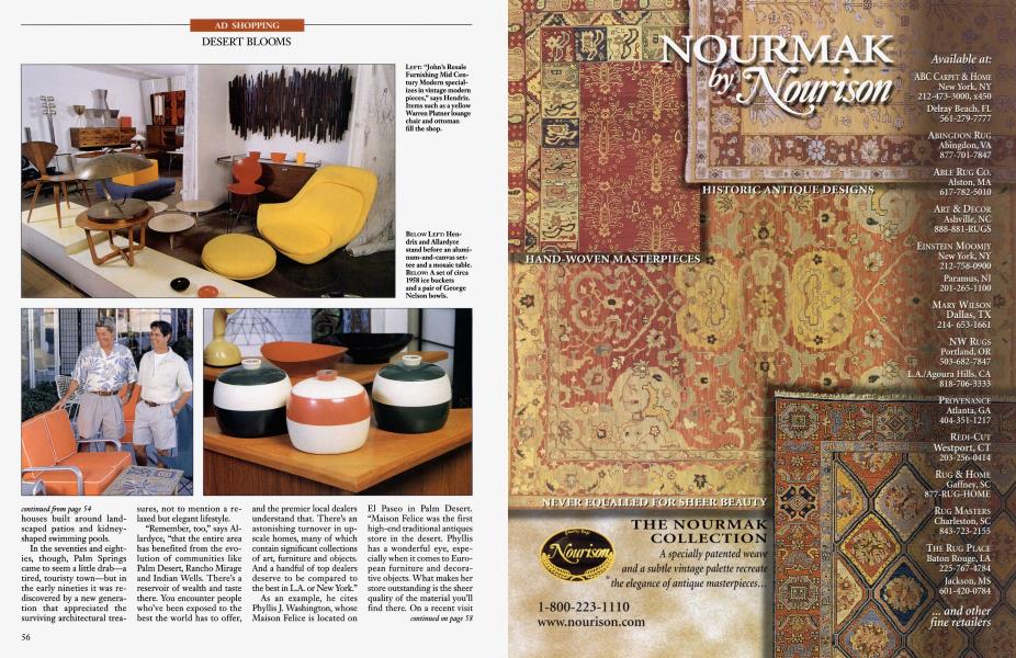 Nourison® | Architectural Digest | JUNE 2001