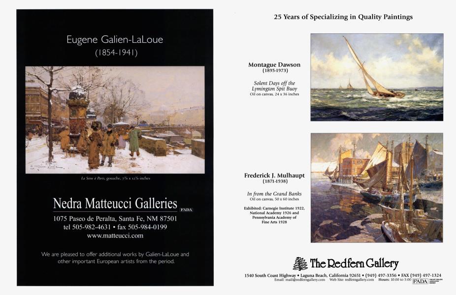 The Redfern Gallery | Architectural Digest | JUNE 2001