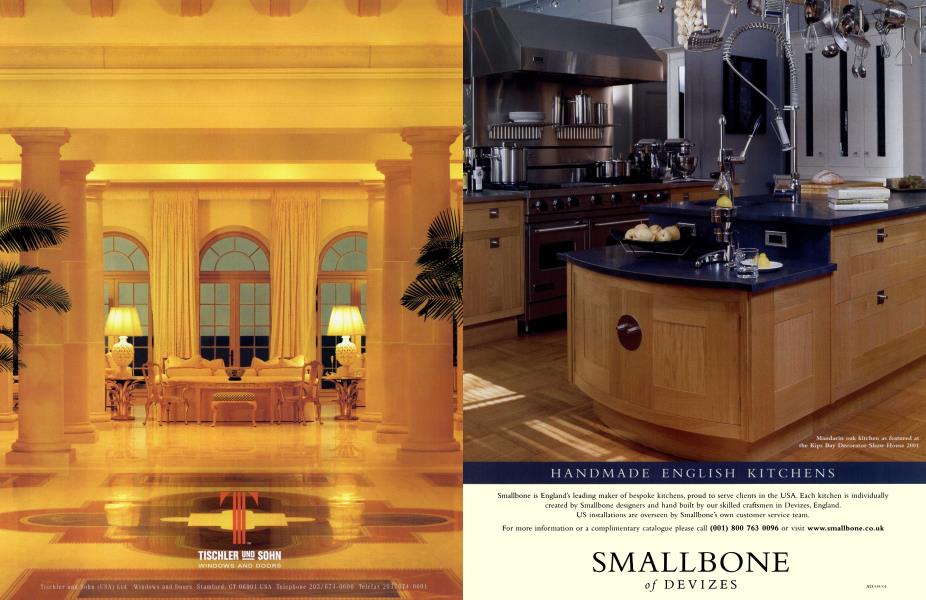 SMALLBONE OF DEVIZES | Architectural Digest | SEPTEMBER 2001